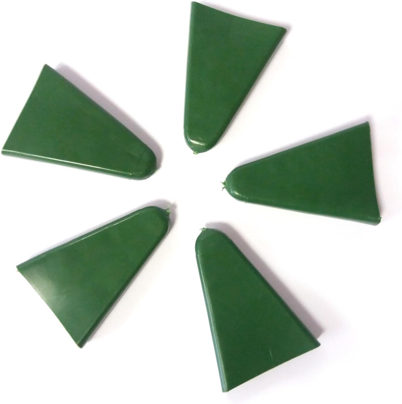 Elixir Gardens ® TRIANGULAR RUBBER CANE CAPS, BAMBOO CANES, STAKES x 50 ...