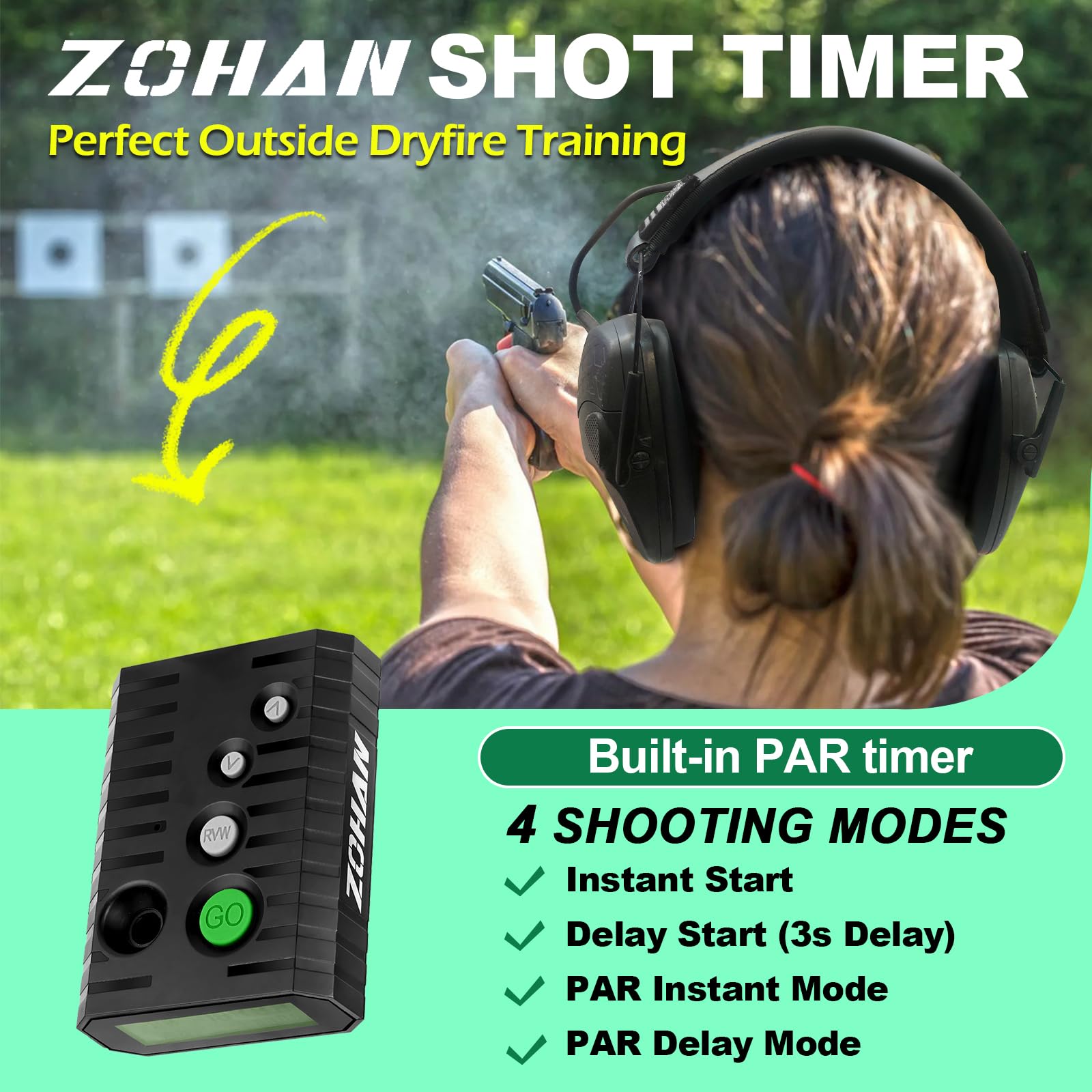 Snapklik.com : ZOHAN Shooting Timer Competition - Upgraded Sensitive ...