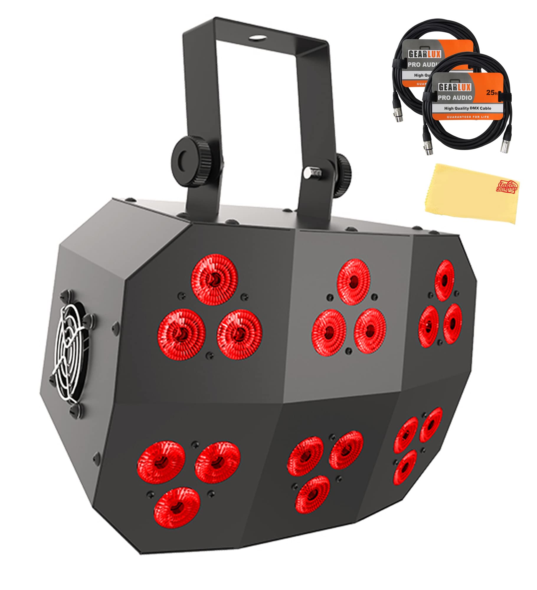 Amazon.com: Chauvet DJ Wash FX 2 Quad-Color RGB+UV Multi-Purpose Effect ...