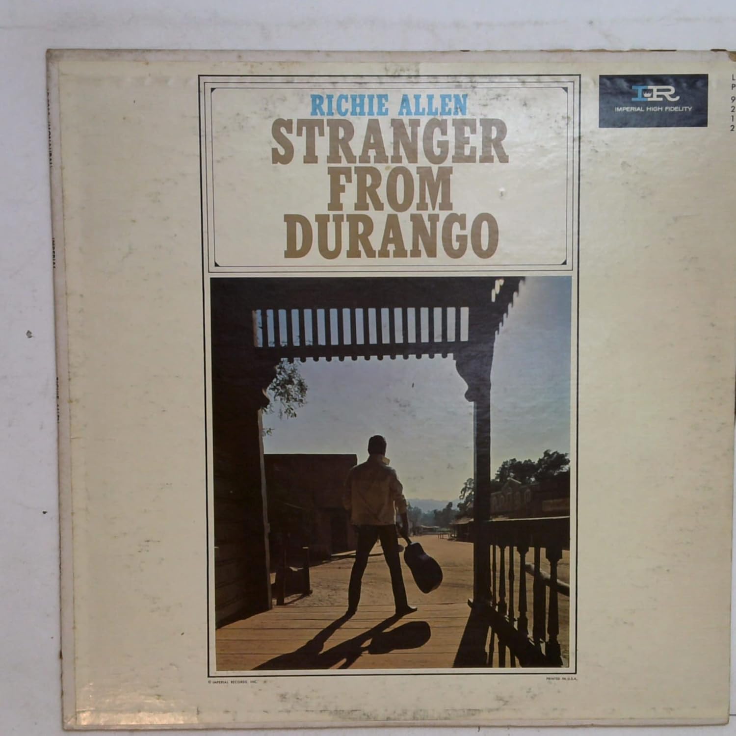 Amazon.com: Stranger from Durango (IR LP-9212): CDs & Vinyl