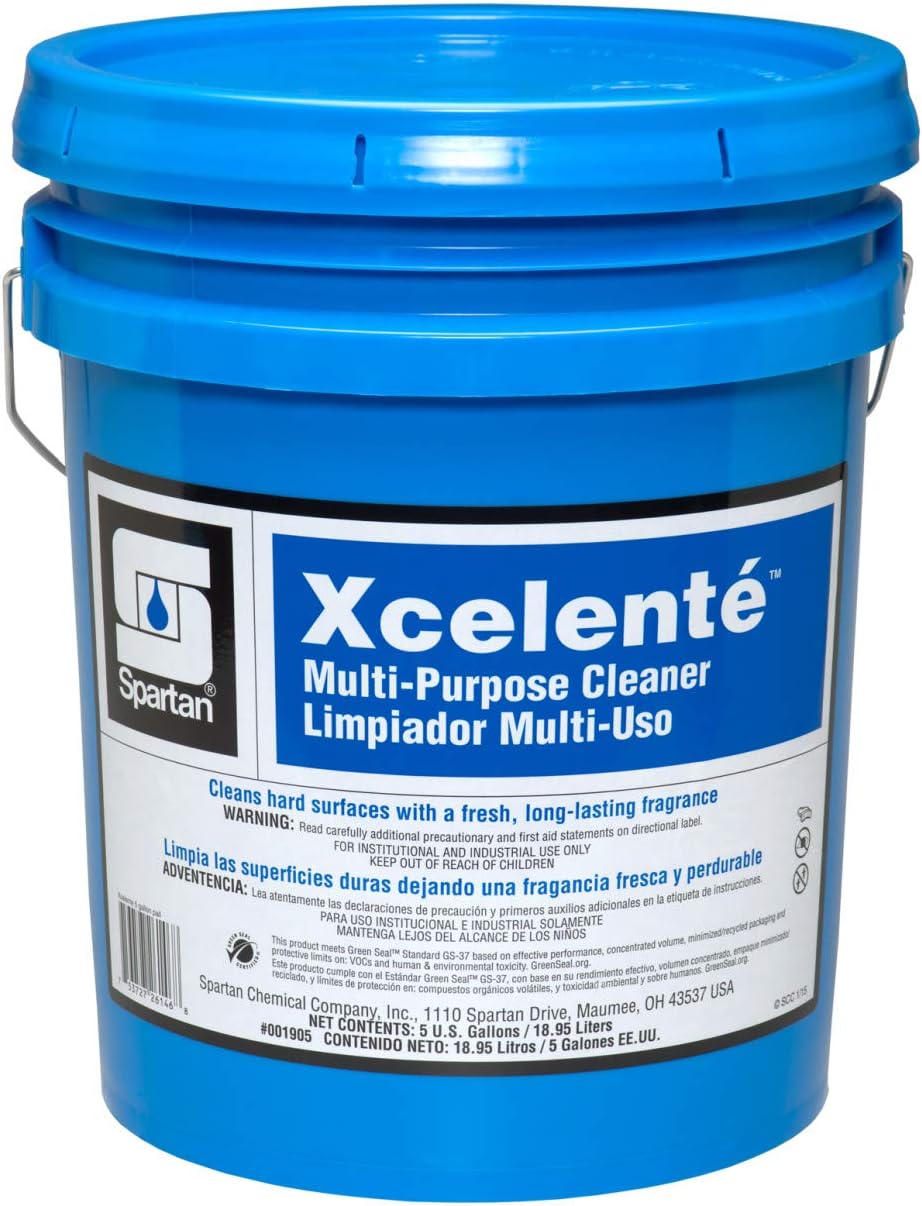 Amazon.com: Spartan Chemical Xcelente™ Multi-Purpose Cleaner, 5 Gallon ...