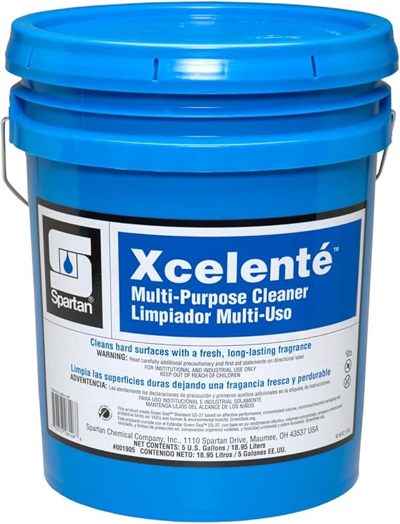 Amazon.com: Spartan Chemical Xcelente™ Multi-Purpose Cleaner, 5 Gallon ...