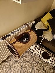 Rosewood Jolly Moggy Bamboo Cat Radiator Bed : Amazon.co.uk: Pet Supplies
