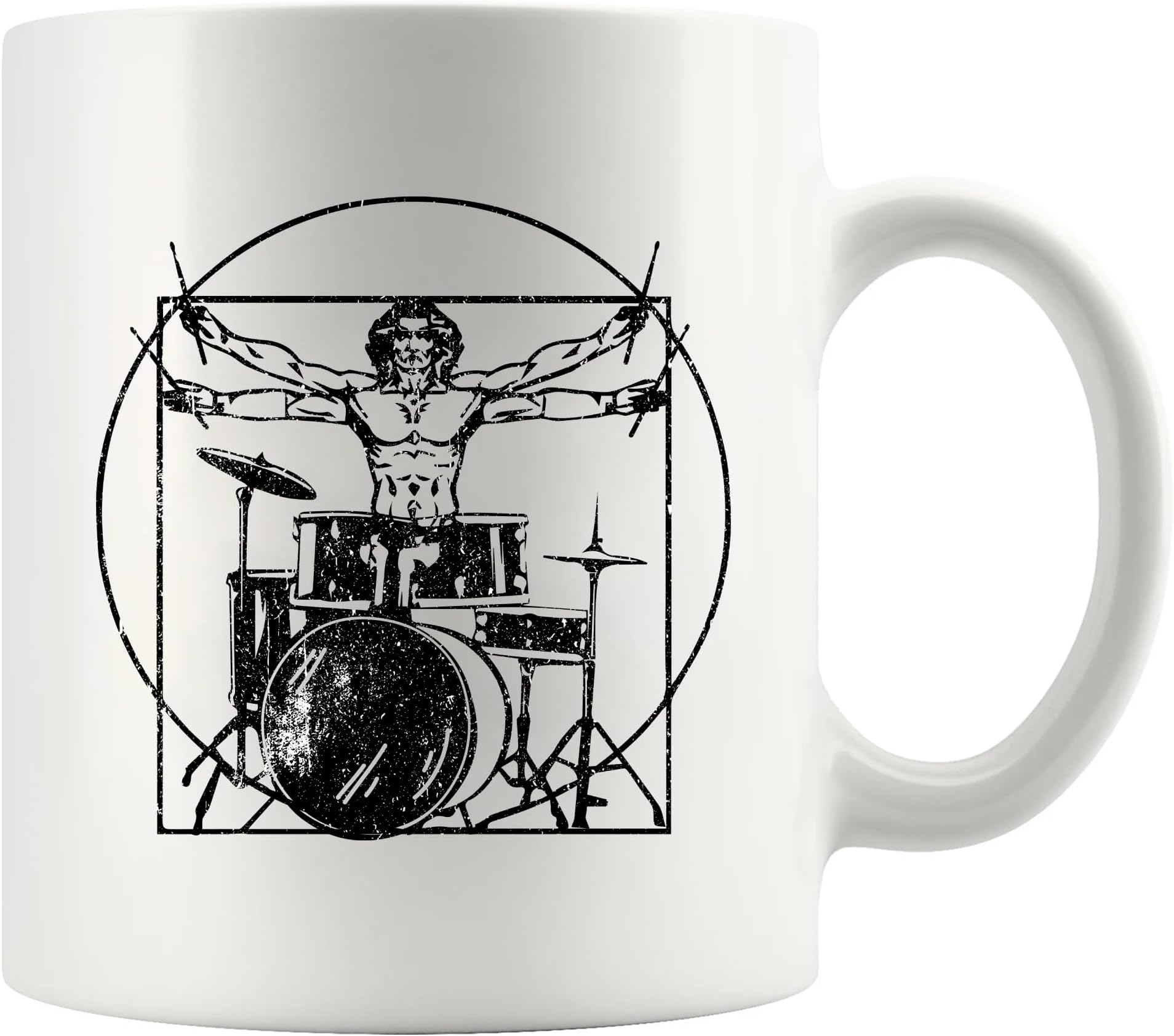 Amazon.com: Funny Drummer Mug, I Drum Because Hitting People with ...