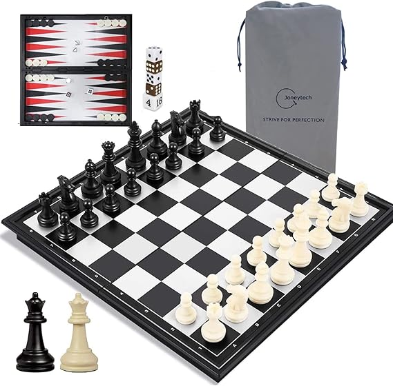 Amazon.com: Magnetic Chess Set for Kids and Adults, 13 inch 3 in 1 ...