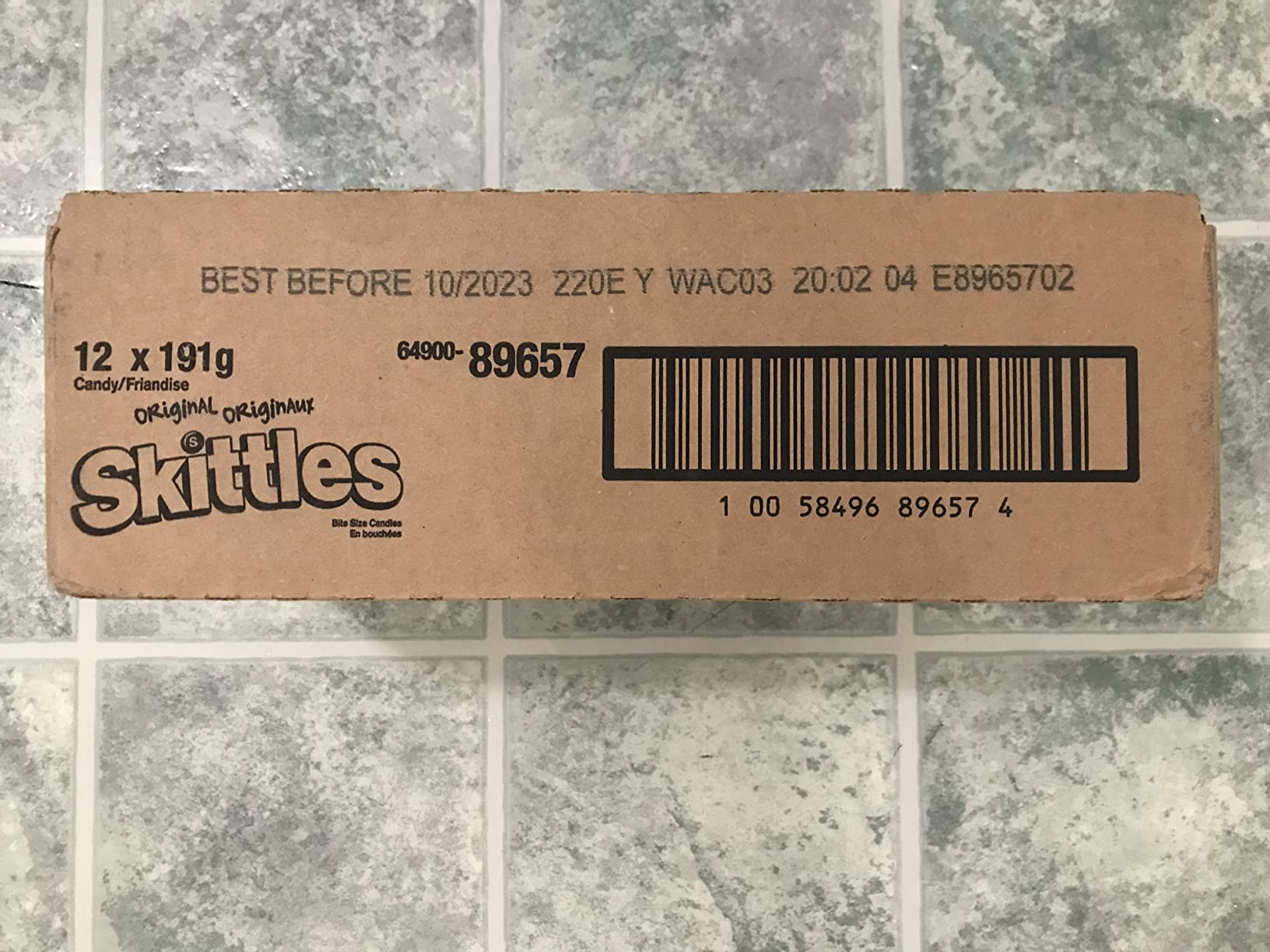 Skittles Original, Chewy Candy Bag, 12 Packs, 191g Per Pack, Bulk Box ...