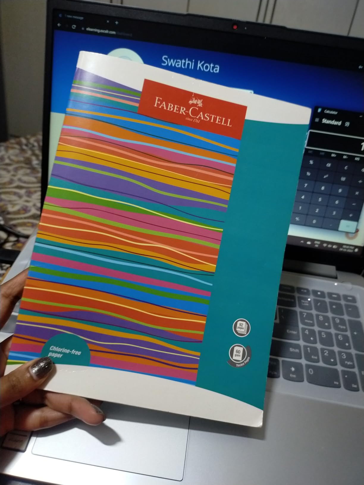 Faber-Castell Student Notebook Long 92 Pages Unruled : Amazon.in ...