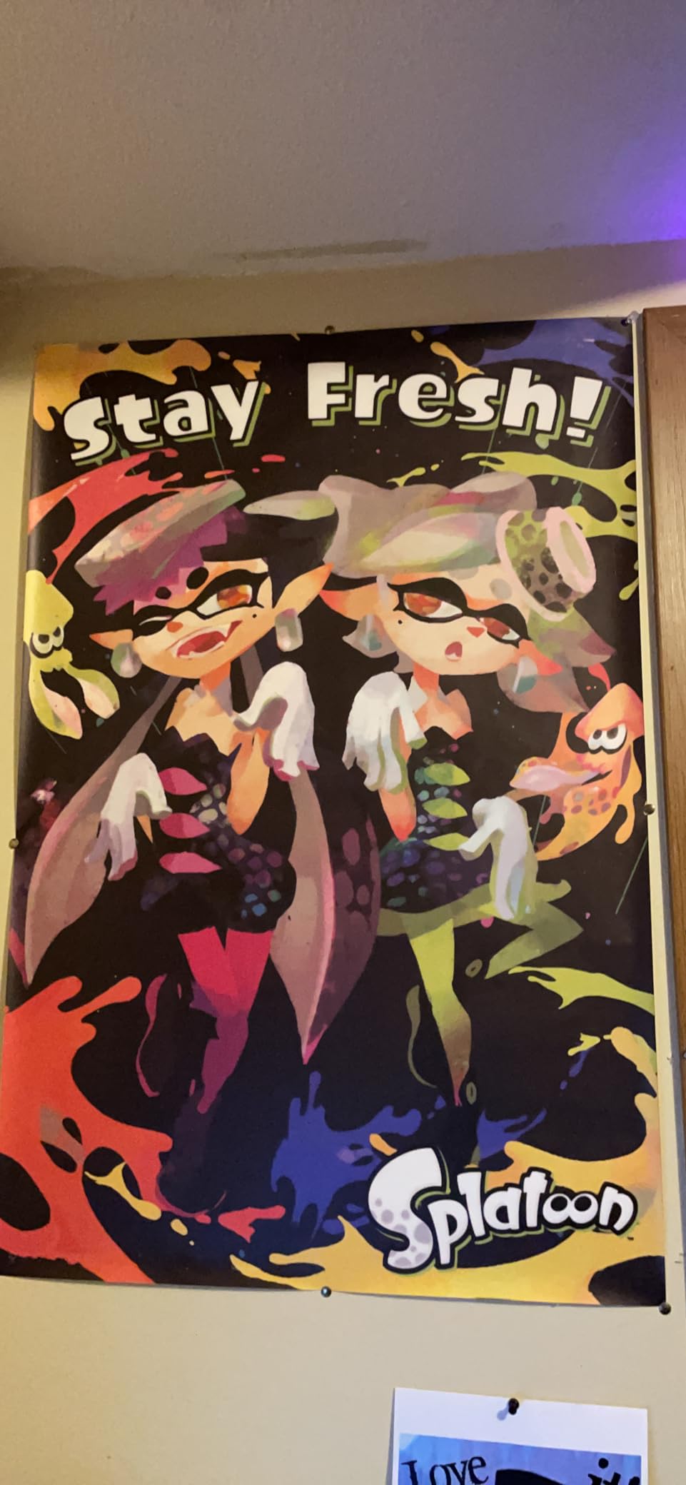 Splatoon Stay Fresh Video Game Gaming Cool Wall Decor Art Print Poster ...