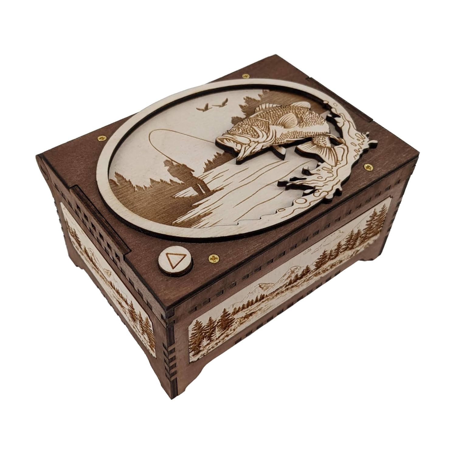 Amazon.com: Fisherman Custom Sound Music Box With Photo, Plays Any Song ...