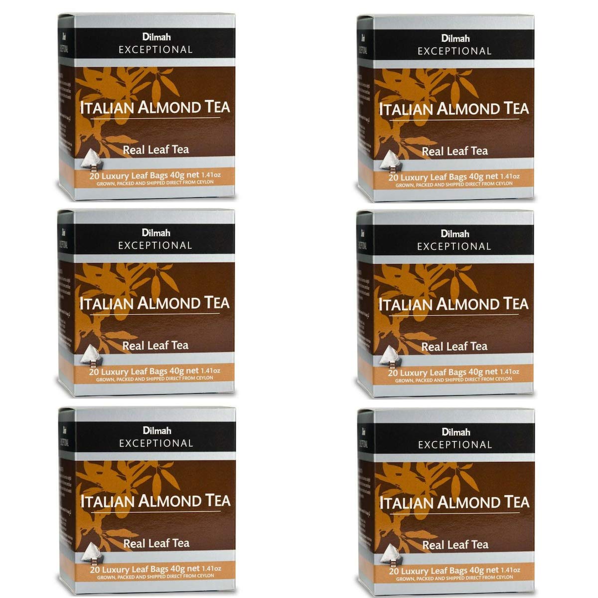 Dilmah Exceptional Range Italian Almond Tea - 120 Nepal | Ubuy