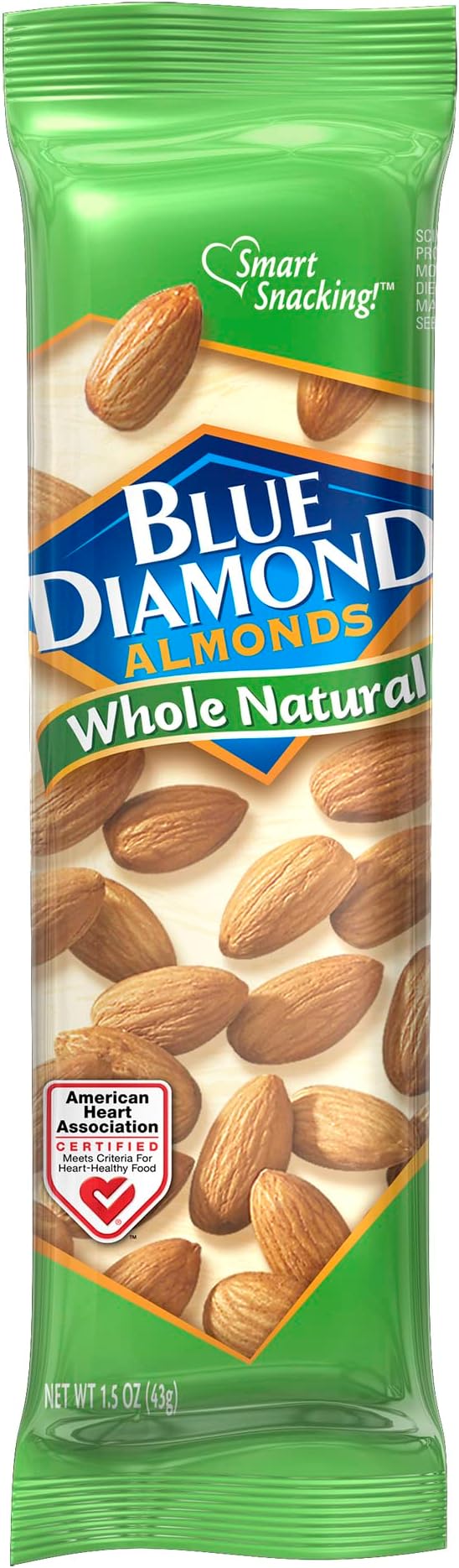 Amazon.com : Blue Diamond Almonds, Whole Natural Flavored Snack Nuts ...