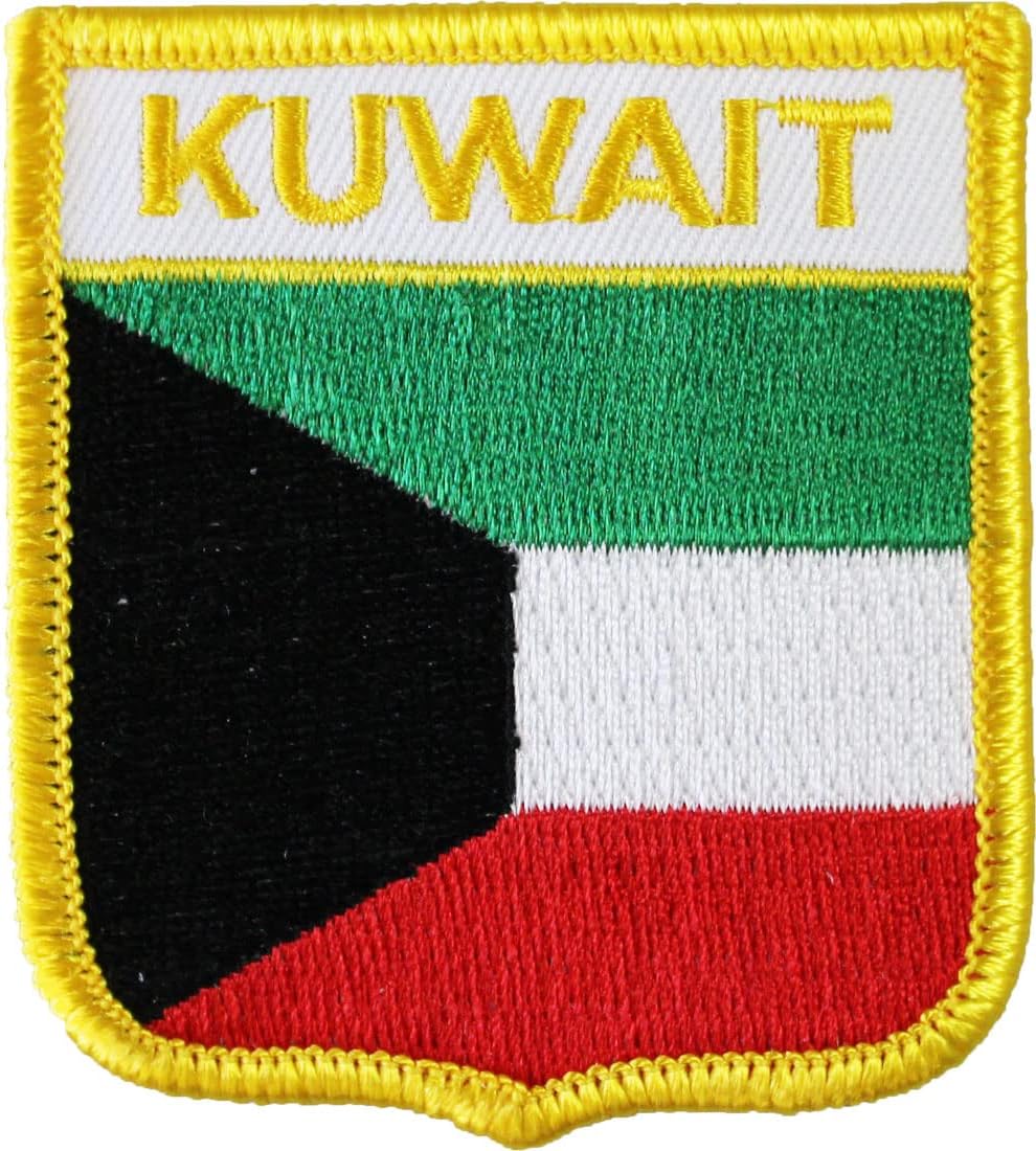 Amazon.com: Flagline Kuwait - Country Shield Patch : Clothing, Shoes ...