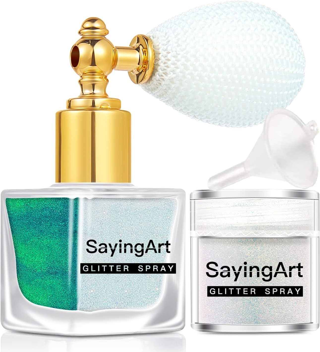 Amazon.com : Vintage Body Glitter Spray, Silver Glitter Spray for Hair ...