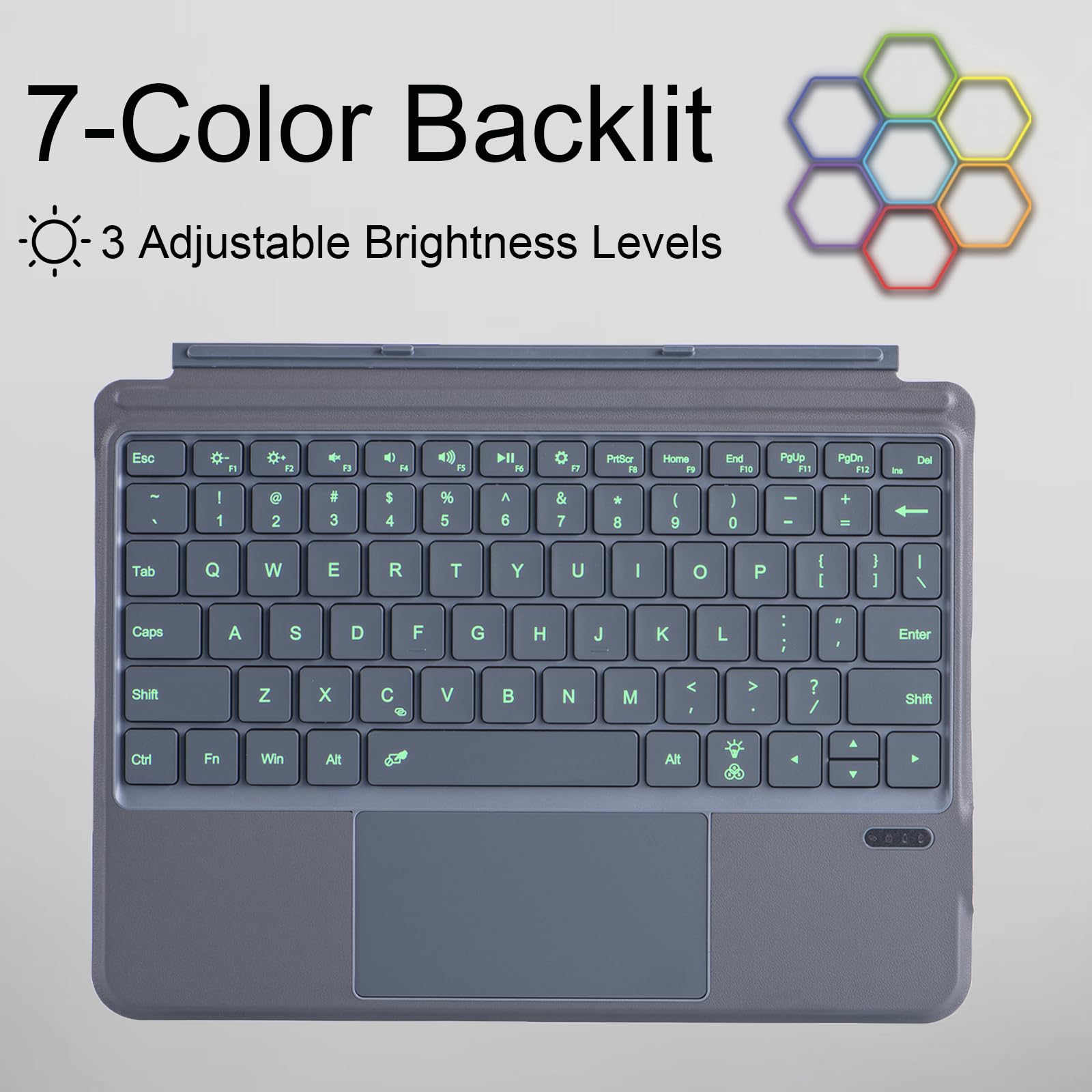 Surface Go 2 Accessories QUARK Keyboard For Microsoft Surface Go (4/3/2 ...