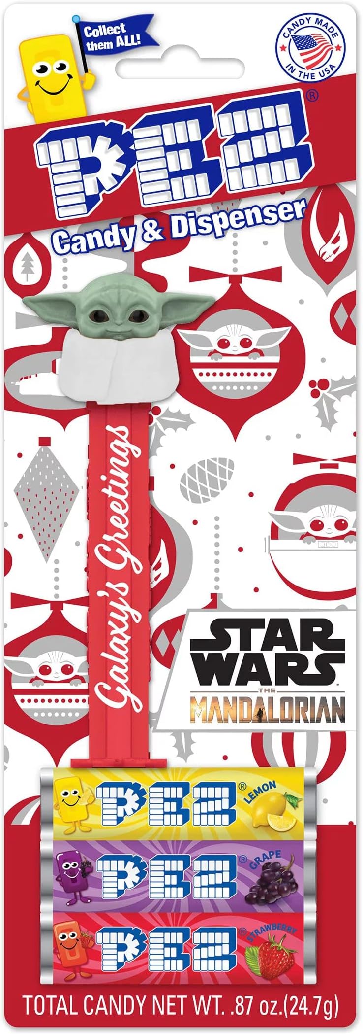 Amazon.com : Pez Candy Dispenser Stocking Stuffer - Baby Grogu (The ...
