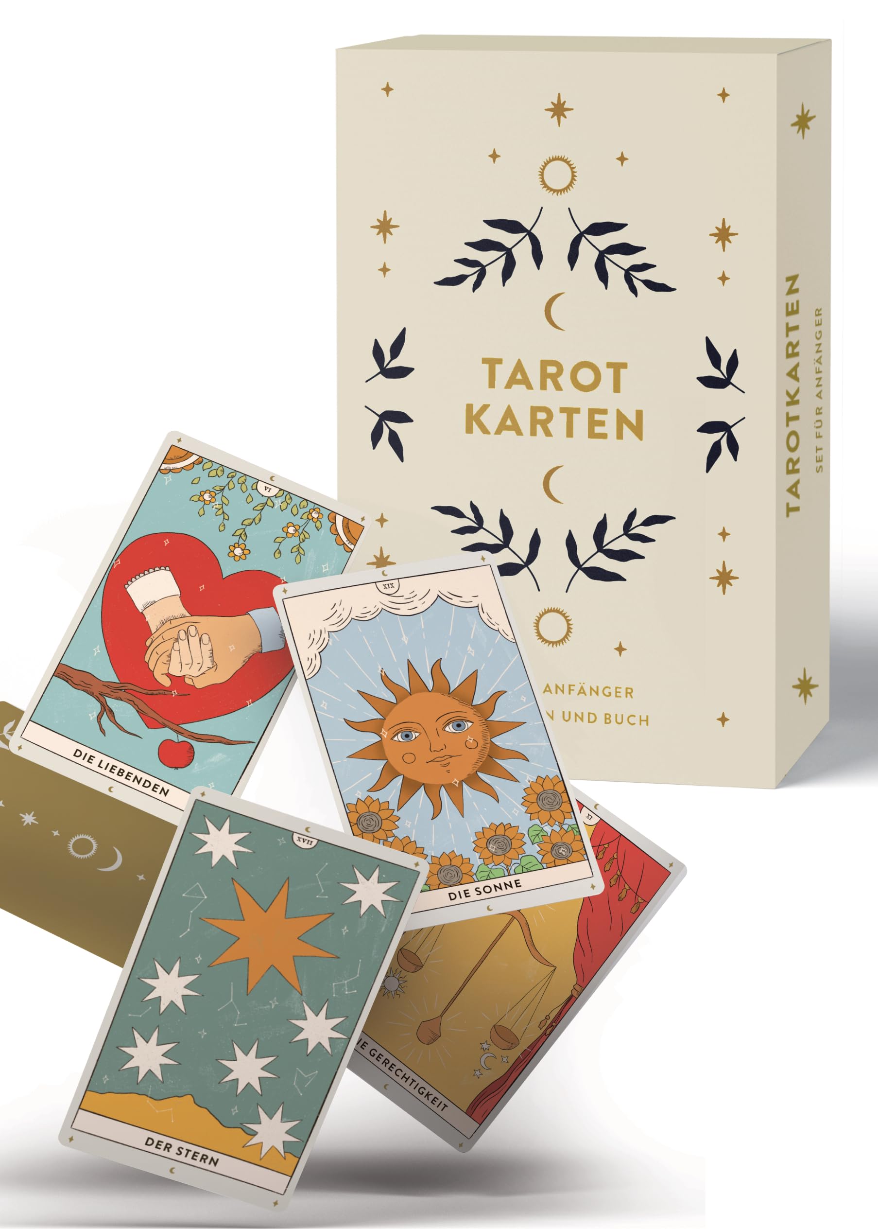 Tarotkarten: Tarotkarten mit Buch, Set für Anfänger: ausführliche ...