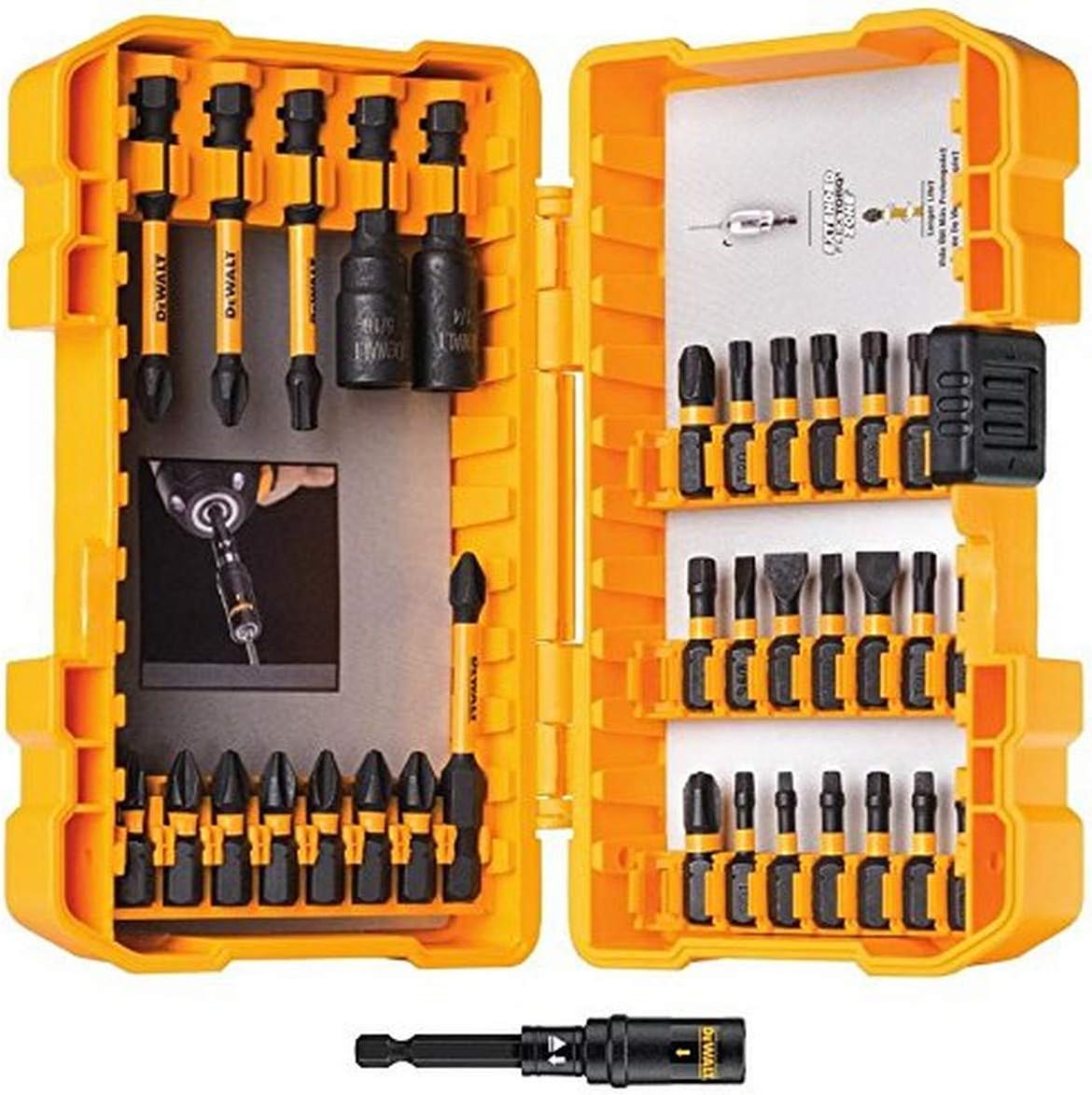 DEWALT Impact Driver Bit Set, 38-Piece (DW2169) - Screwdriver Bit Sets ...