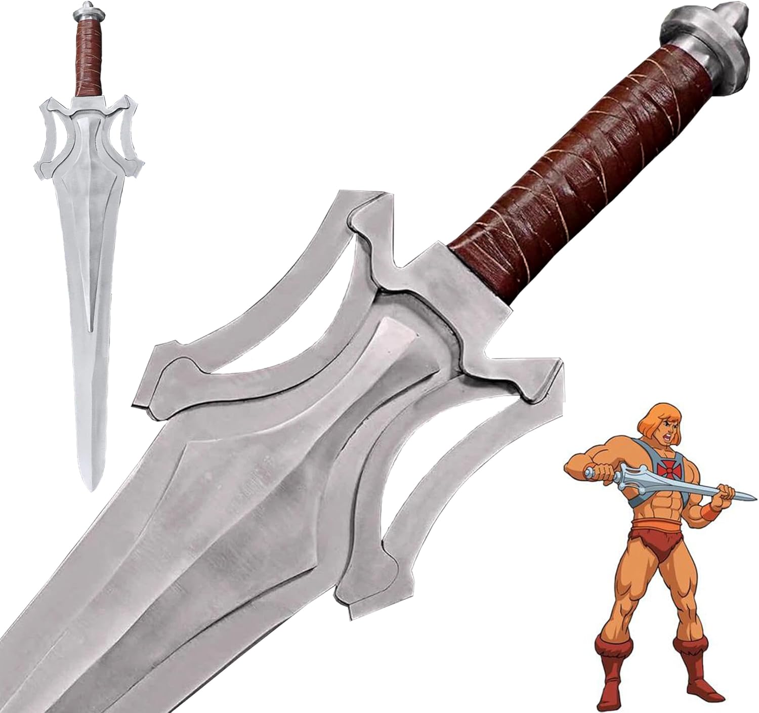 Amazon.com: Fantasy Power Sword Replica – Iconic Cartoon Hero Weapon ...