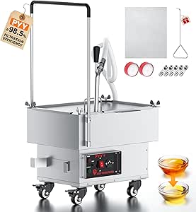 Amazon.com: PYY Fryer Filter Machine - 18L/5.8GAL Mobile Fryer Oil ...