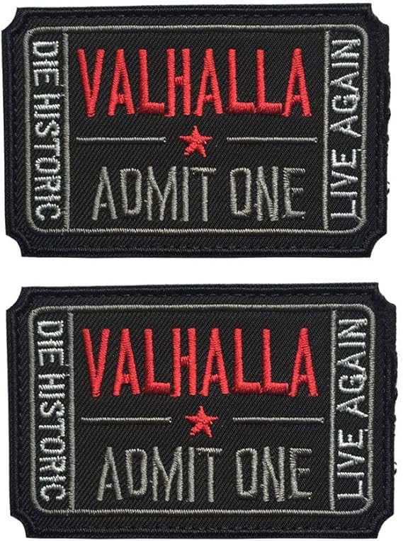 Amazon.com: Homiego Ticket to Valhalla Admit One Die Historic Live ...