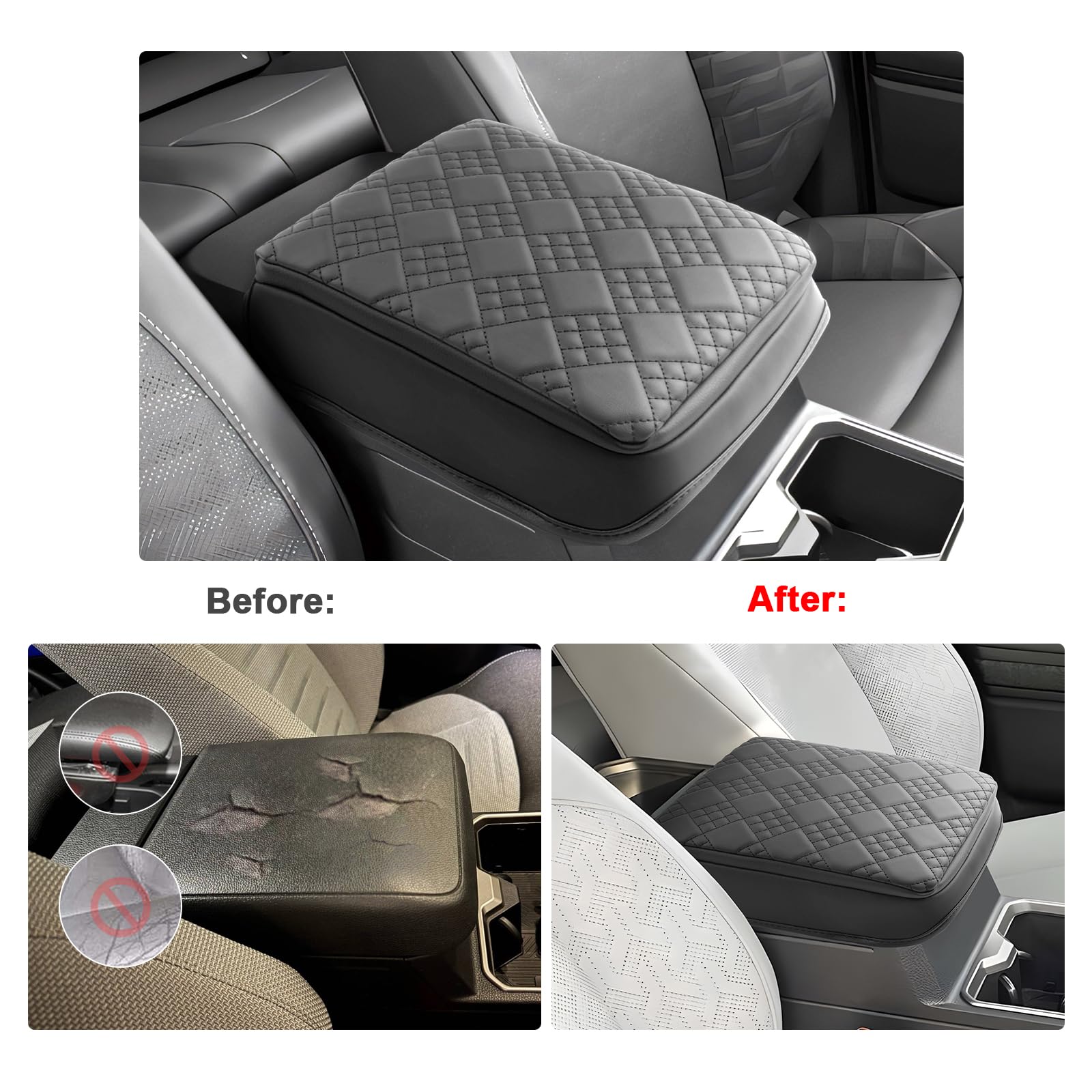 Snapklik.com : SXCY For 2025 2026 Toyota 4Runner Armrest Cover Pad For ...