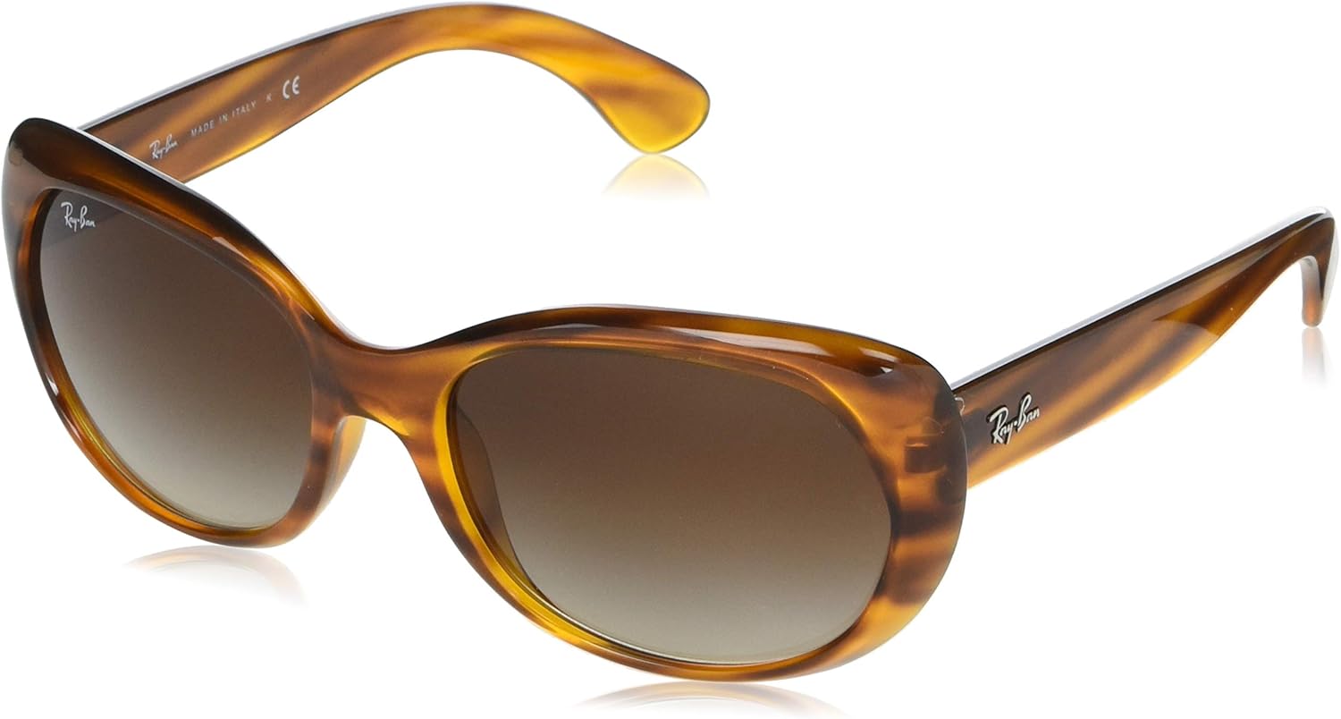 Amazon.com: Ray-Ban Women's RB4325 Square Sunglasses : Clothing, Shoes ...