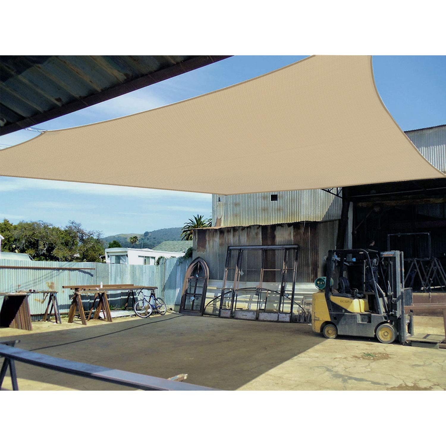 Snapklik.com : Patio Paradise 14 X 18 Sun Shade Sail Rectangle Canopy ...