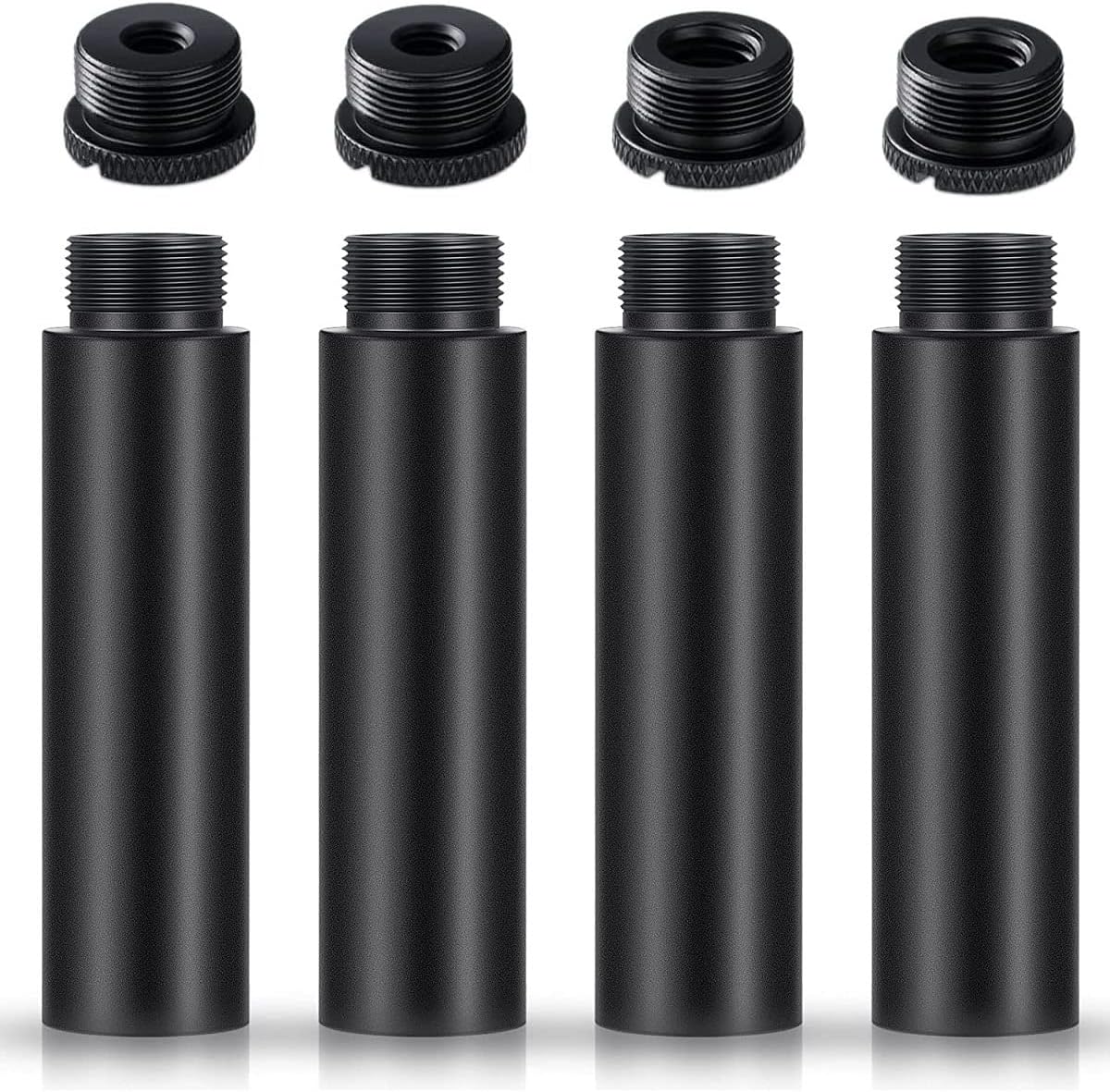 Amazon.com: Microphone Extension Rods, 4pcs 5/8" Female to 5/8" Male ...