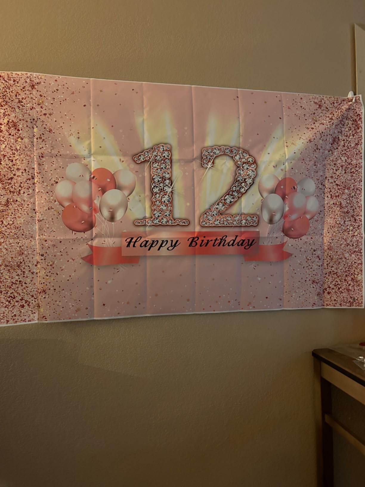 Amazon.com : 12th Birthday Decorations for Girls Happy 12th Birthday ...