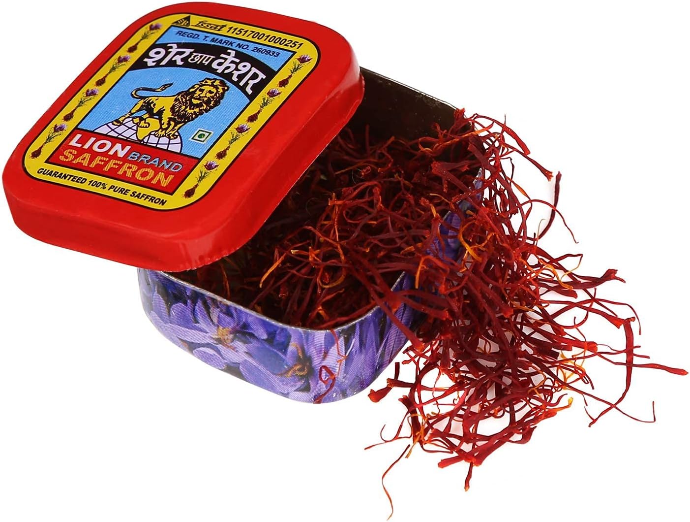 Amazon.com : LION SAFFRON, Pampore Kashmiri Saffron for Cooking, Tea ...