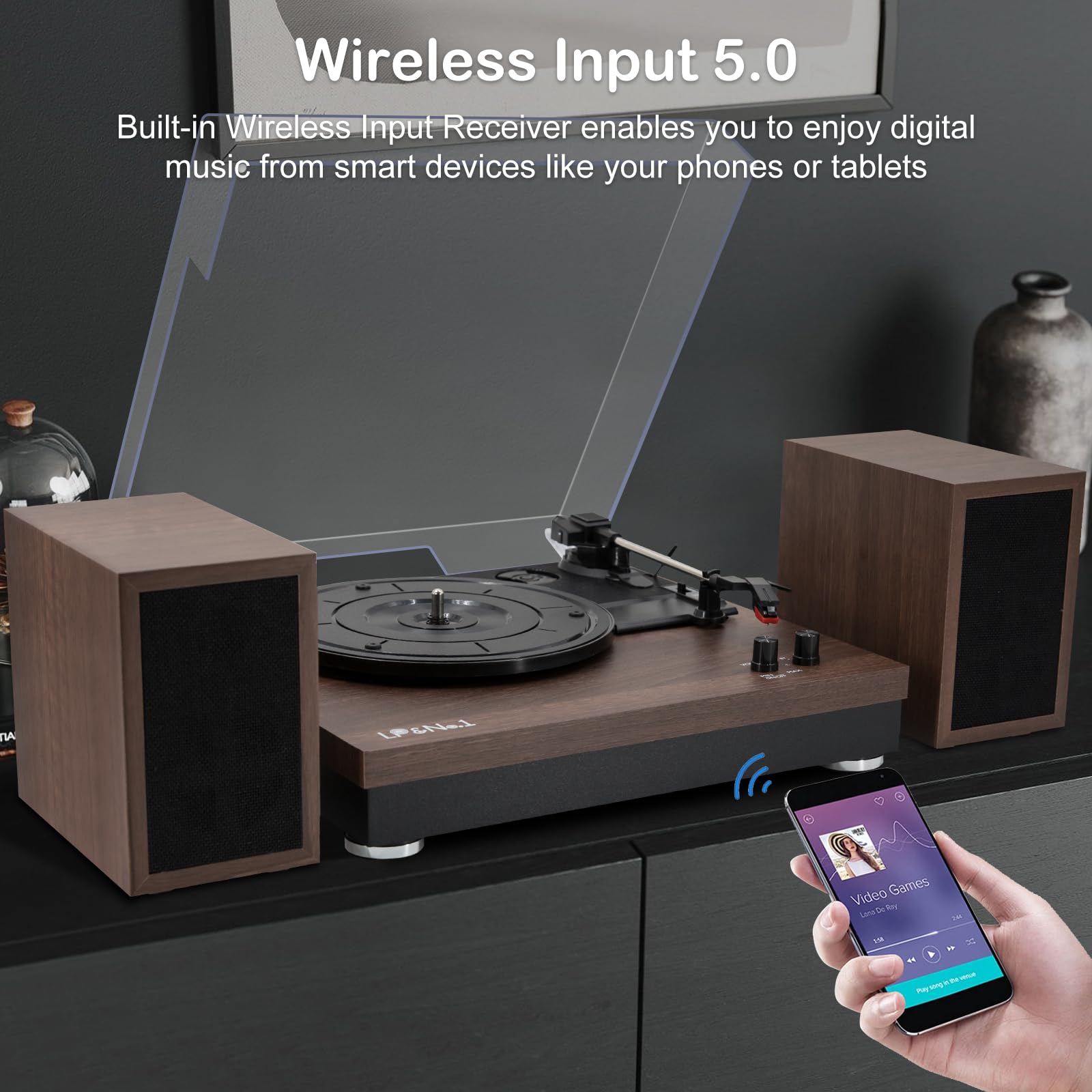 Snapklik.com : LP&No1 Vinyl Record Player