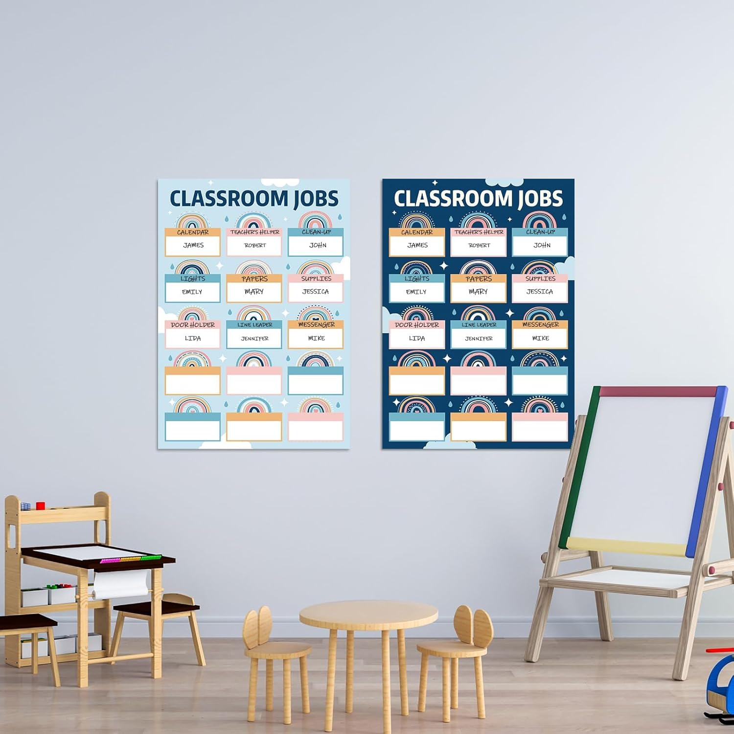 Boho Class Jobs Bulletin Board Boho Rainbow Themed Australia | Ubuy