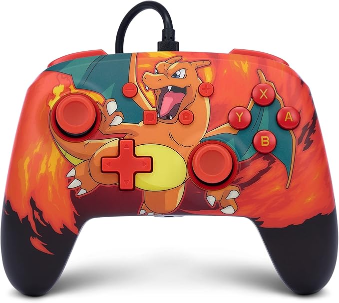PowerA Enhanced Wired Controller for Nintendo Switch - Pokémon: Charizard Vortex: Nintendo ...