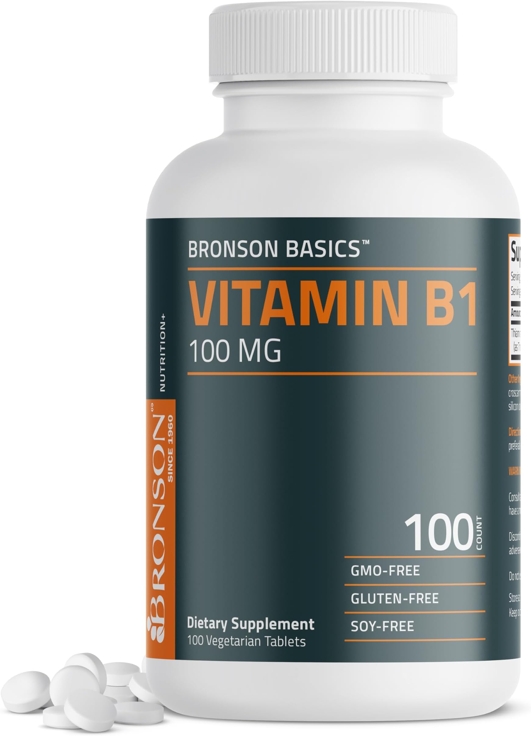 Amazon.com: Superior Source Vitamin B1 (Thiamin), 100 mg, Under The ...