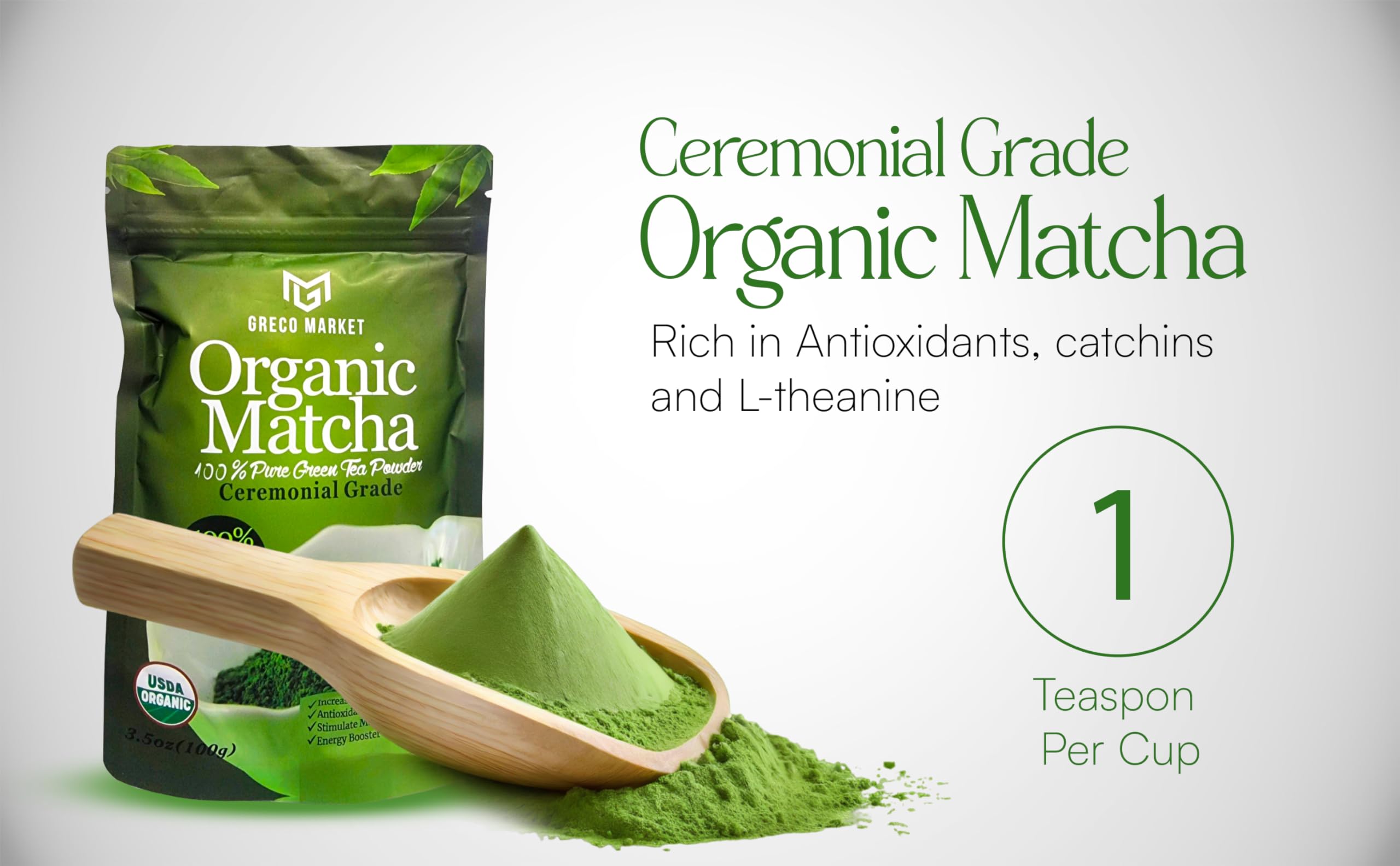 Japanese Matcha Powder Organic Matcha Green Tea, 100% Pure Japanese ...