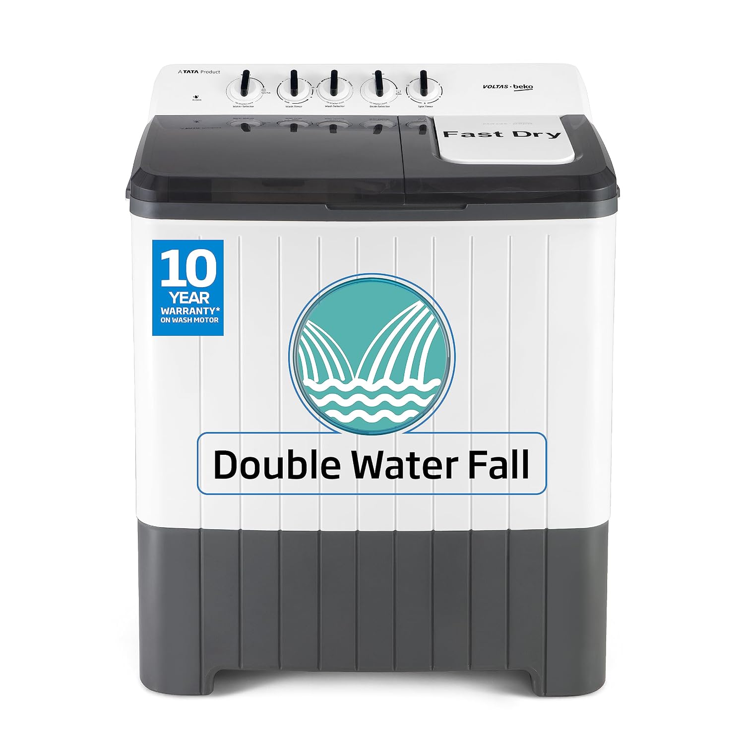 Voltas Beko, A Tata Product 14 Kg Semi Automatic Washing Machine with ...