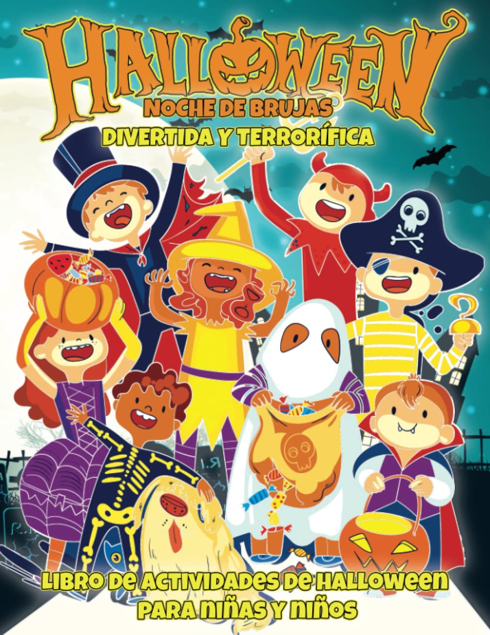 Buy Noche de Brujas Divertida y Terrorífica | Libro de actividades de ...