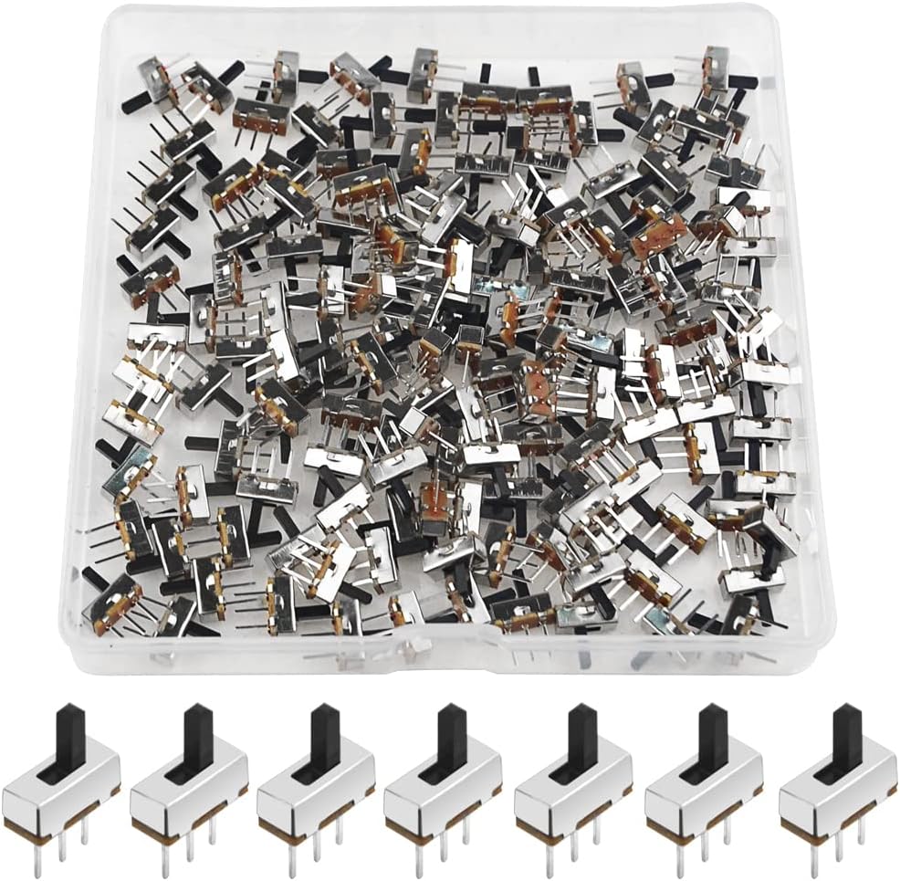 Amazon.com: Cylewet 20Pcs 2 Position SPDT 1P2T Mini Vertical Slide ...