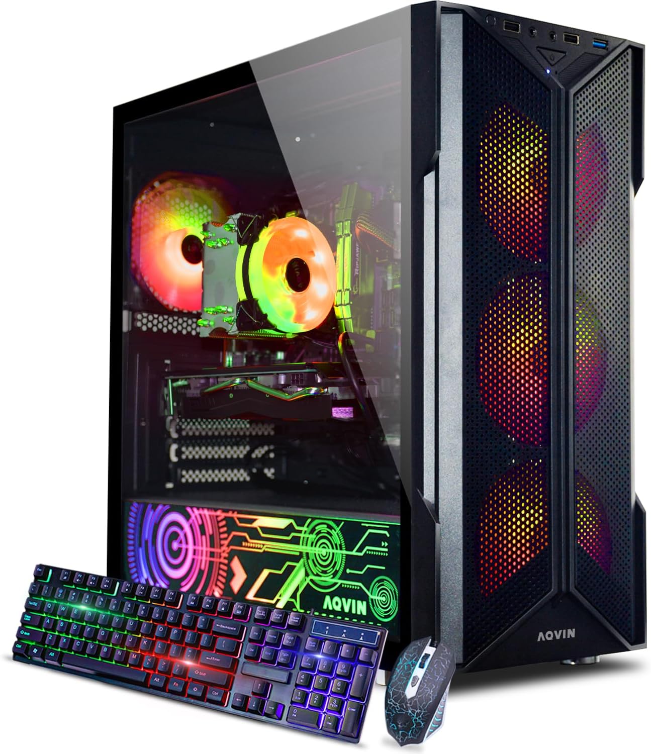 Amazon.com: AQVIN Gaming PC Desktop Tower - Intel Core i7 Processor ...