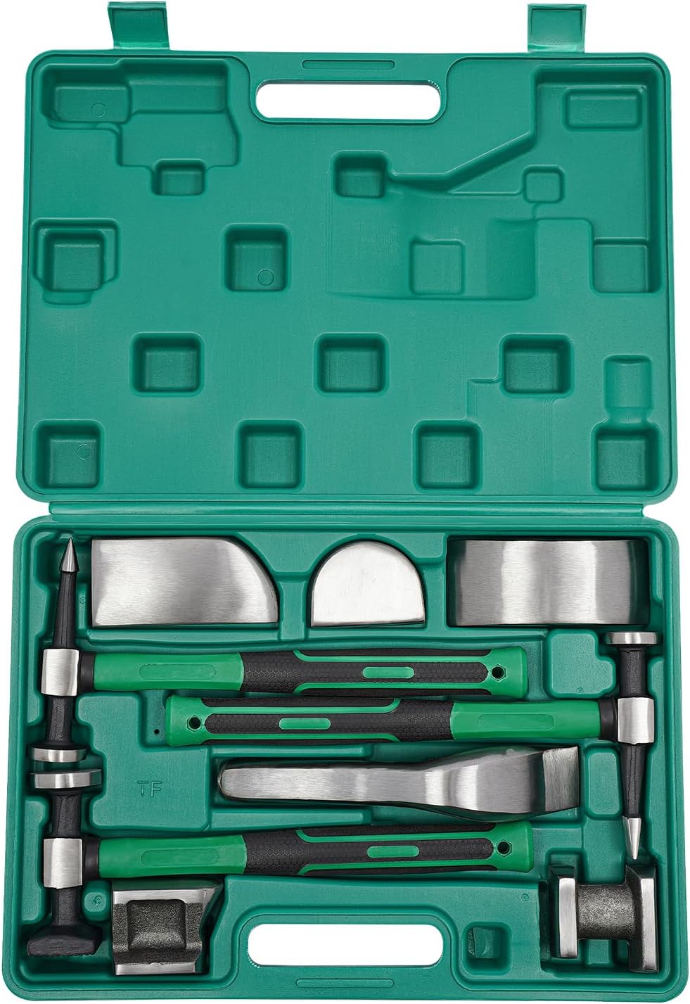 Amazon.com: 9 Pcs Sheet Metal Repair Tool Kit Auto Body Panel Fender ...