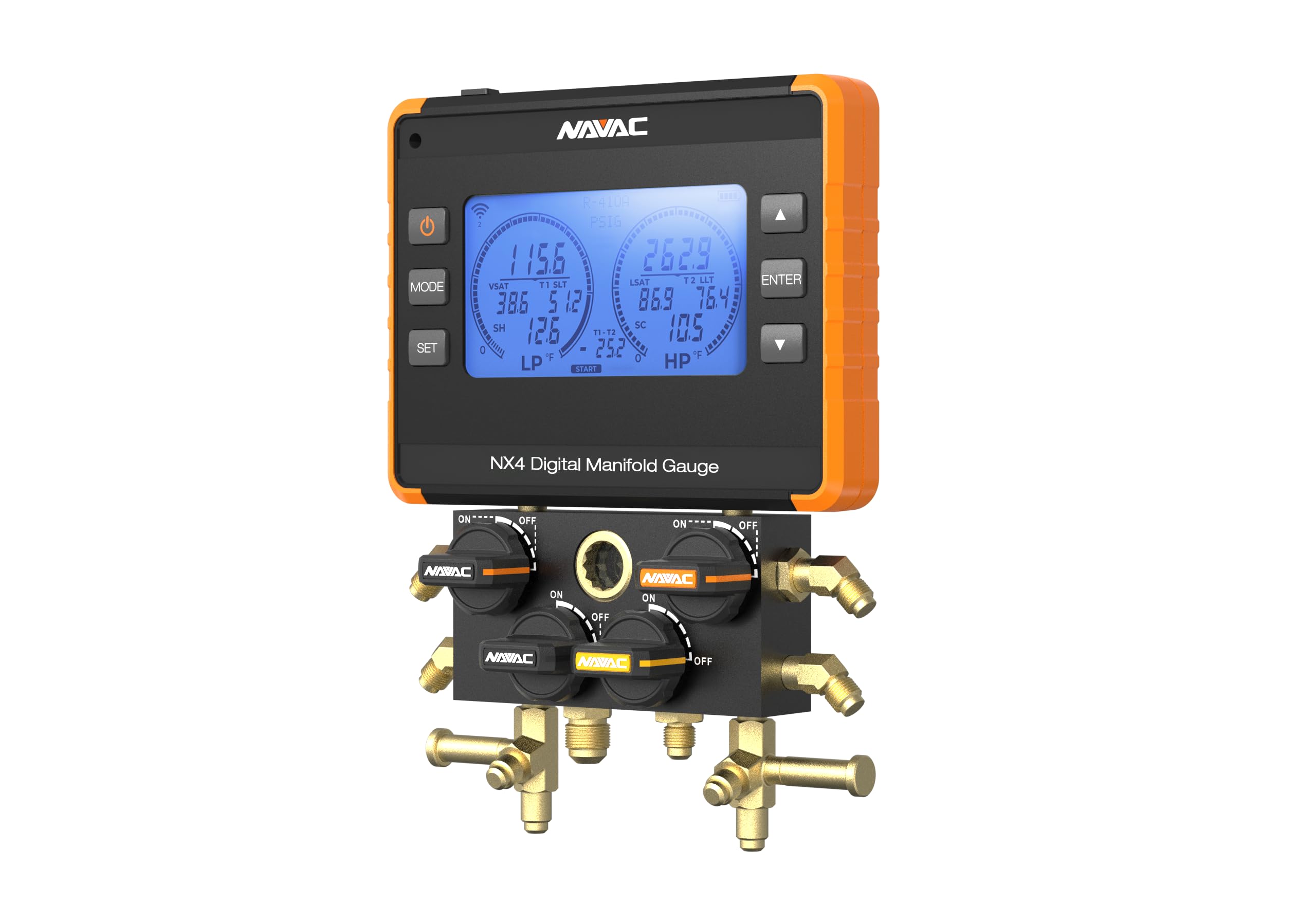 Snapklik.com : NX4 Nexus Digital 4-Valve Manifold Gauge 4 Operational ...