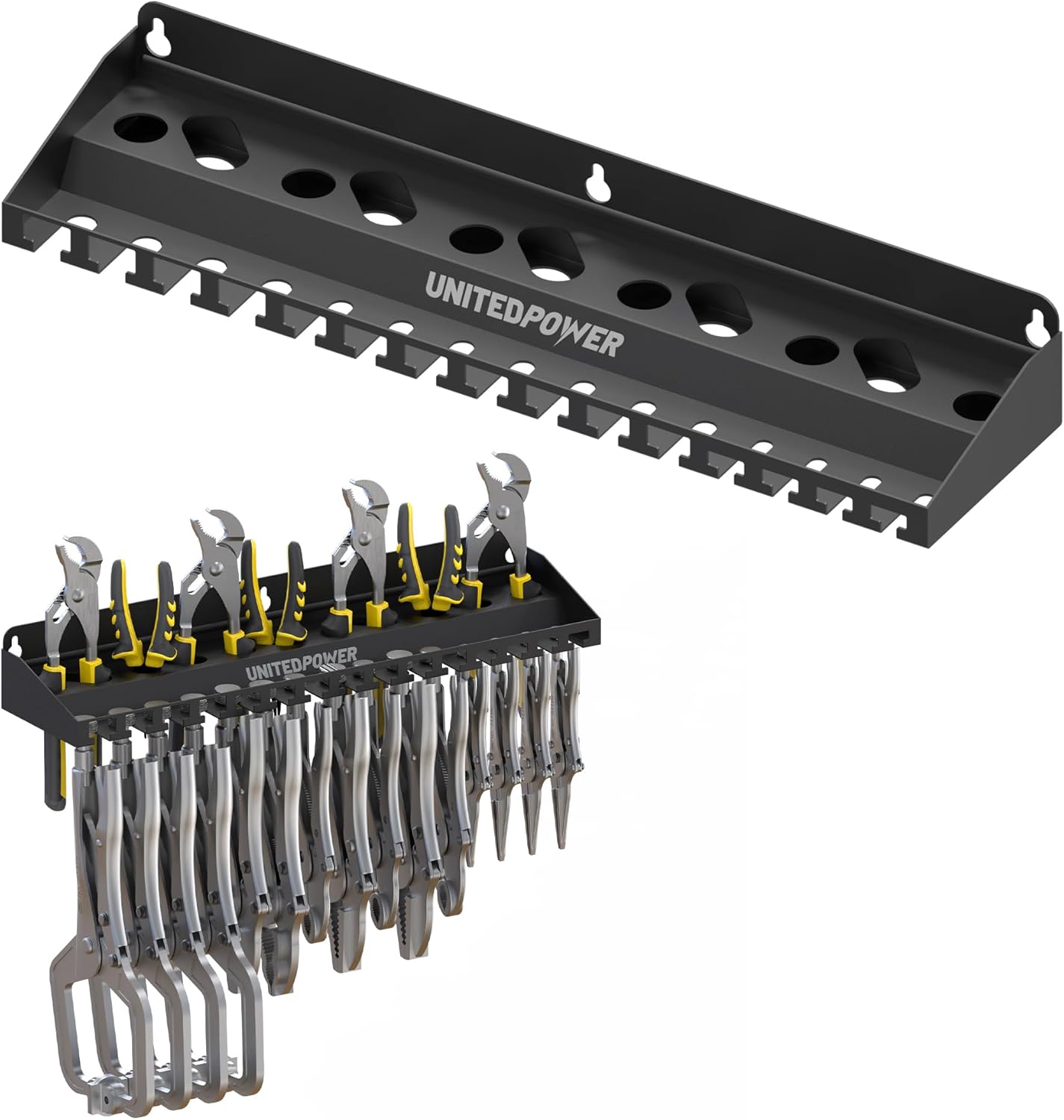 Amazon.com: UNITEDPOWER Vise Grip Holder, Wall Mount Pliers Storage ...