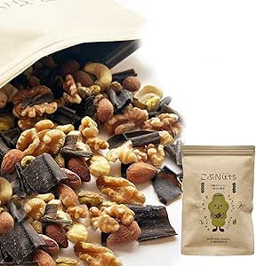 Amazon.co.jp: 【源蔵屋】 ミックスナッツ 4種 無塩 こぶNuts 255g[1袋] くるみ アーモンド カシューナッツ ピスタチオ 味付き昆布 チャック付き袋 [単品] パリ ...