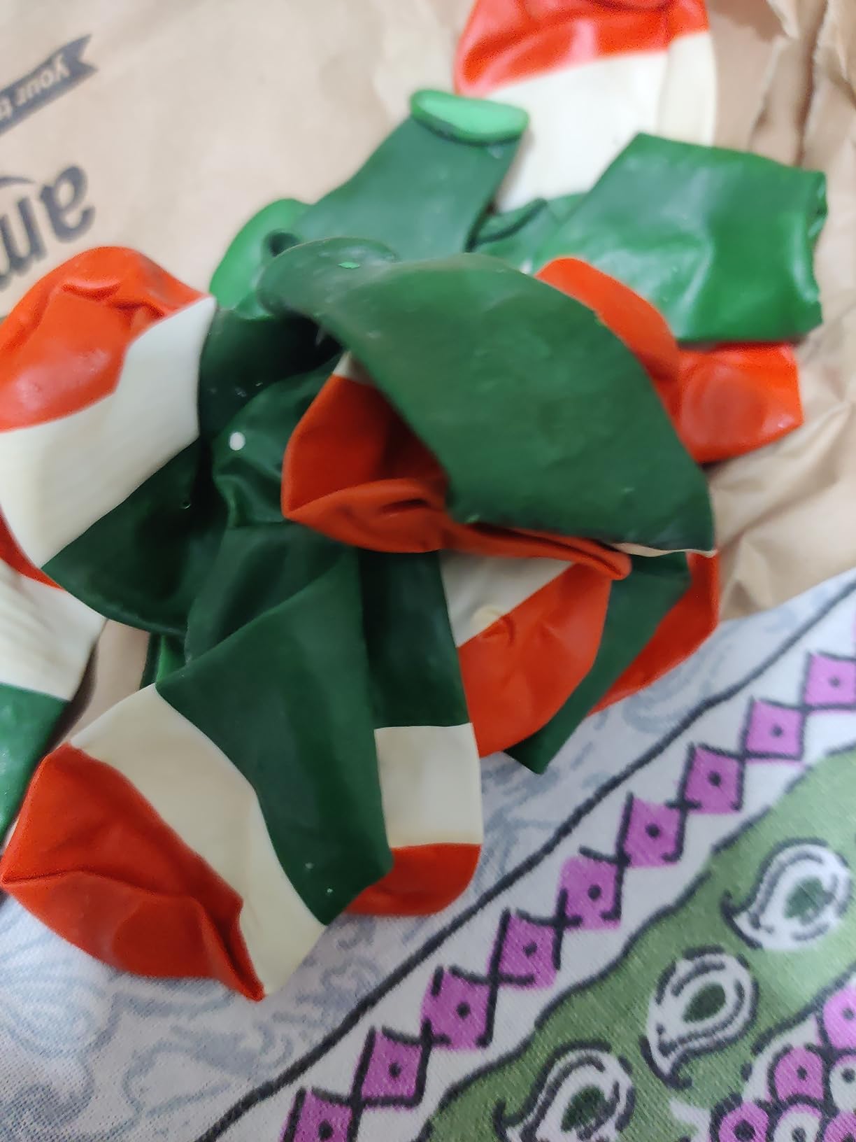 Infispace® HD Finish Metallic Tiranga Balloons For Independence Day ...