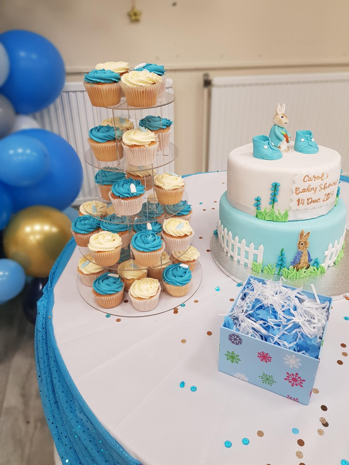 Innova Tier 3 Level Round Cupcake Stand Dessert Tower Clear Acrylic ...