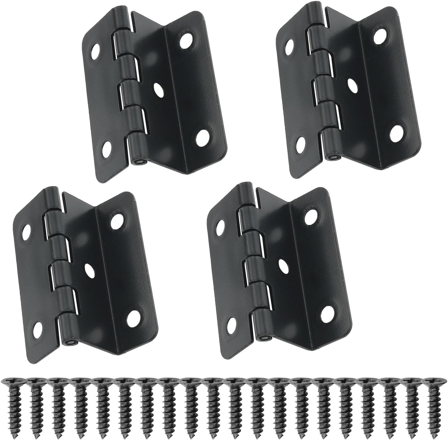 ITROLLE 4PCS Half-Surface Hinges Chest Hinges Fold Bend Hinges Vintage ...