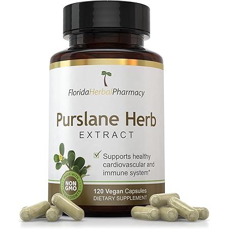 Amazon.com: Florida Herbal Pharmacy, Purslane Herb Extract Capsules 10: ...