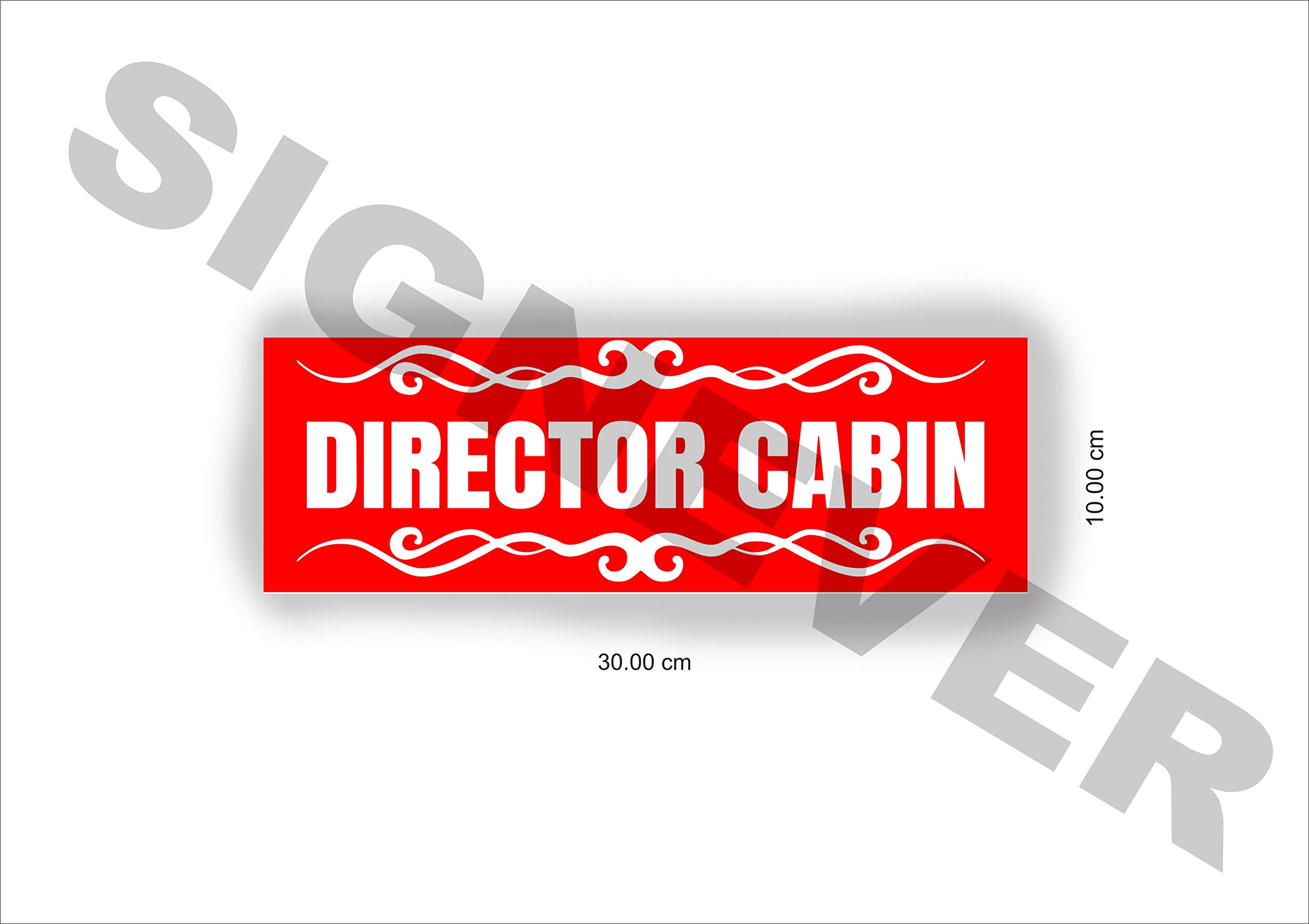 Buy SIGN EVER Director Cabin Sign Boards For Bank Office Restaurant ...
