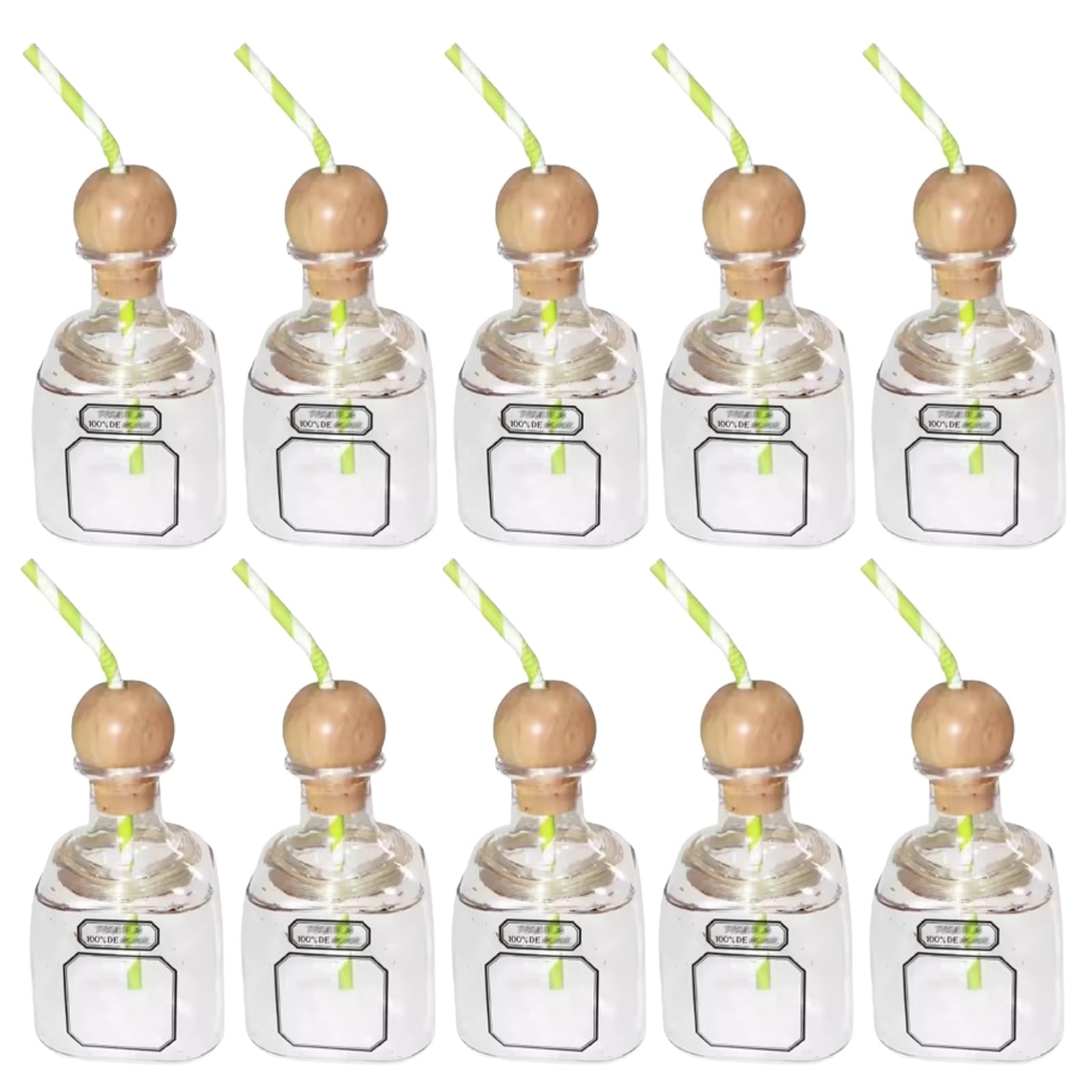 Amazon.com: anilifier 13oz Acrylic Patron Reusable Cups with Straw Hole ...