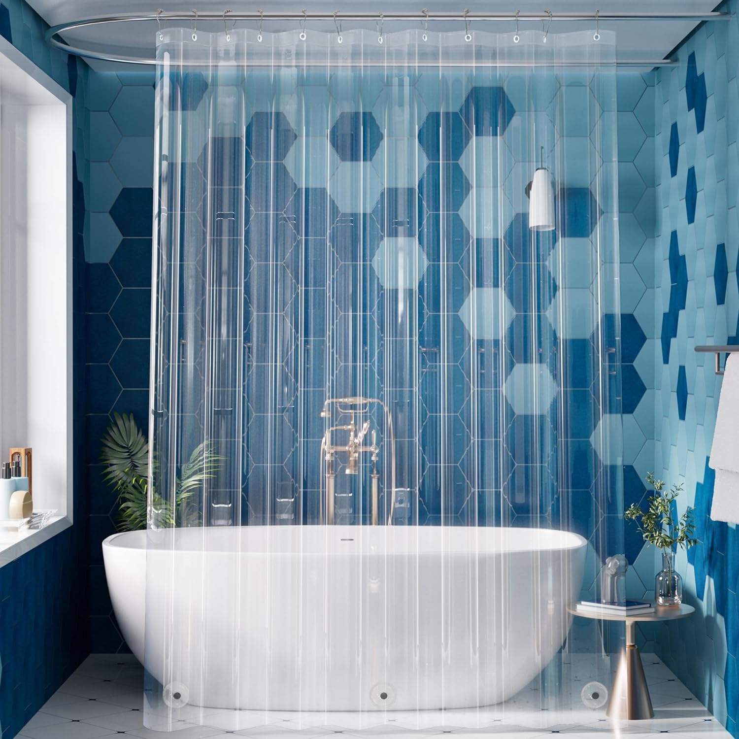 Using Shower Curtains For Bathroom Walls Clear Shower Curtain